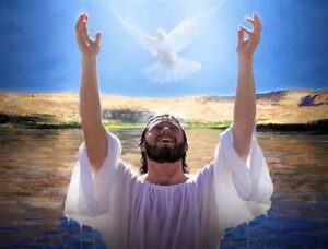 The Baptism of the man, Jesus
